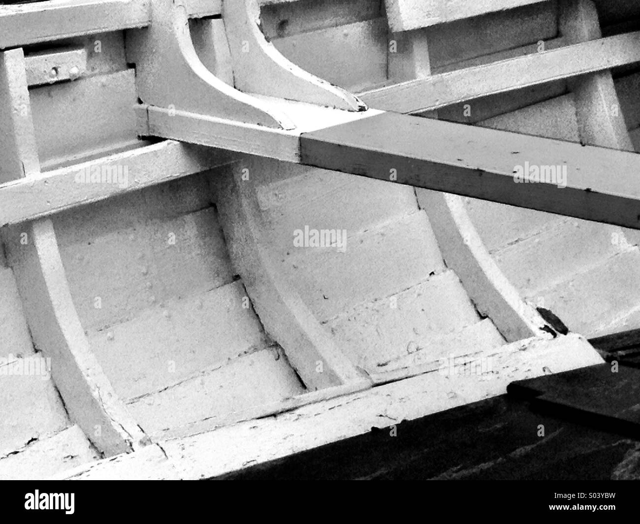 Rowing boat detail Stock Photo - Alamy