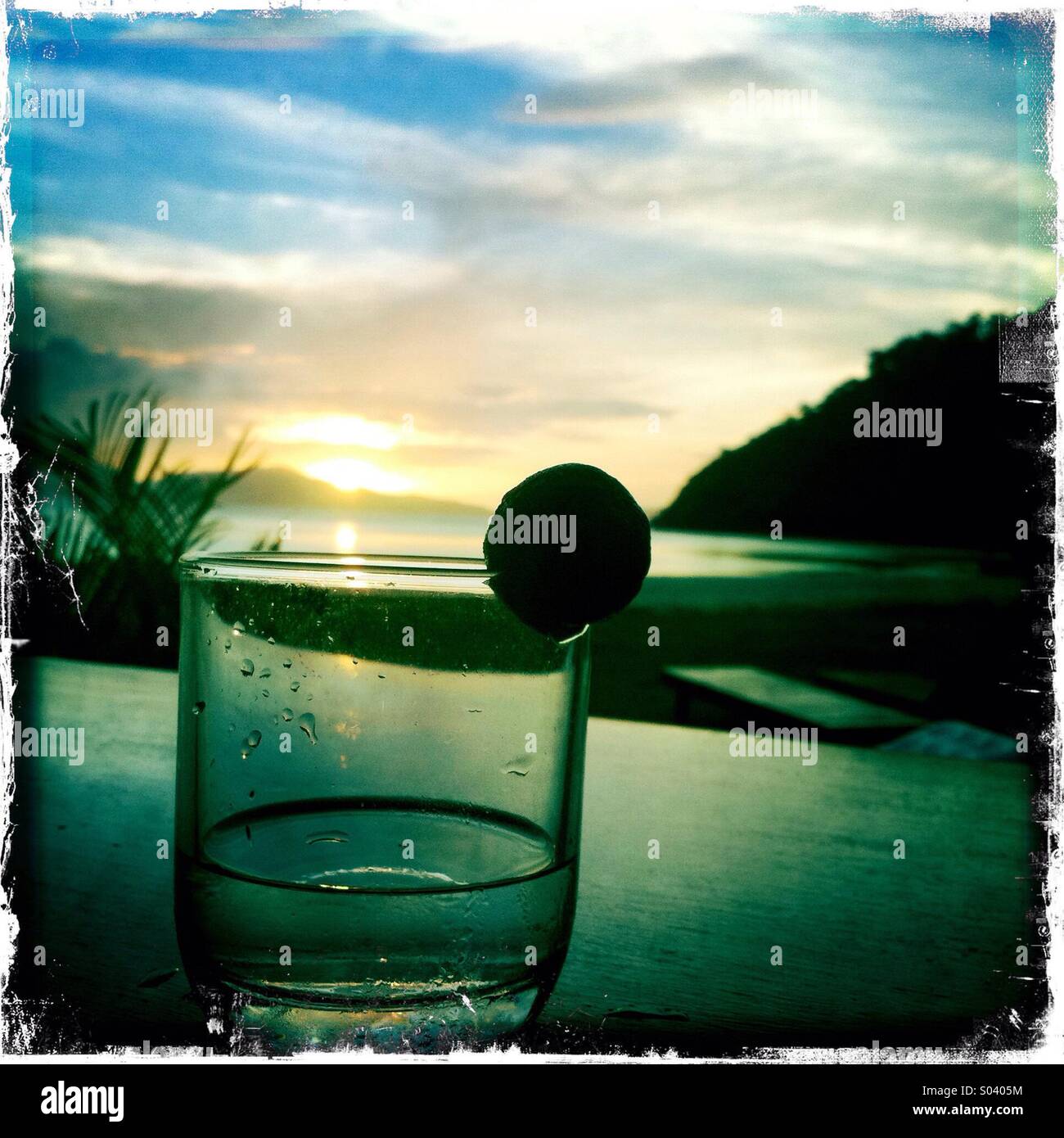 Sundowner, beach, Philippines Stock Photo - Alamy