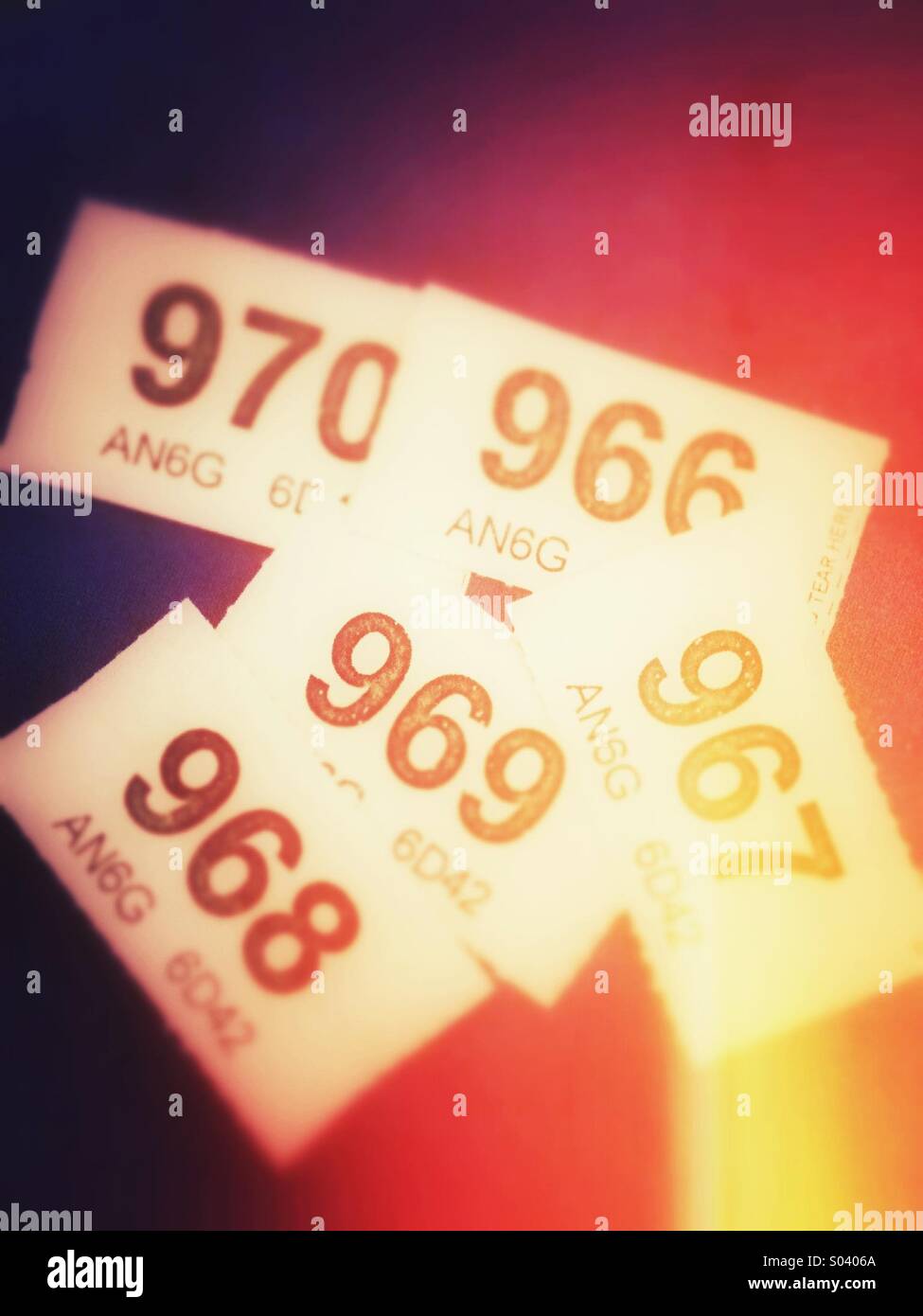 Raffle tickets hi-res stock photography and images - Alamy