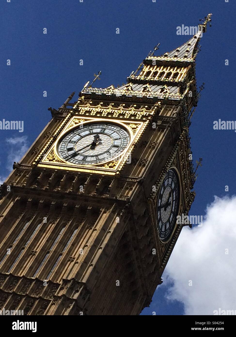 Big ben blue clock face hi-res stock photography and images - Alamy