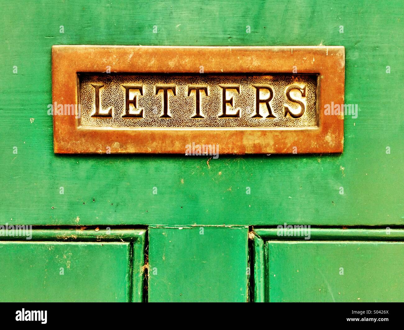 Letterbox letters post door hi-res stock photography and images - Alamy