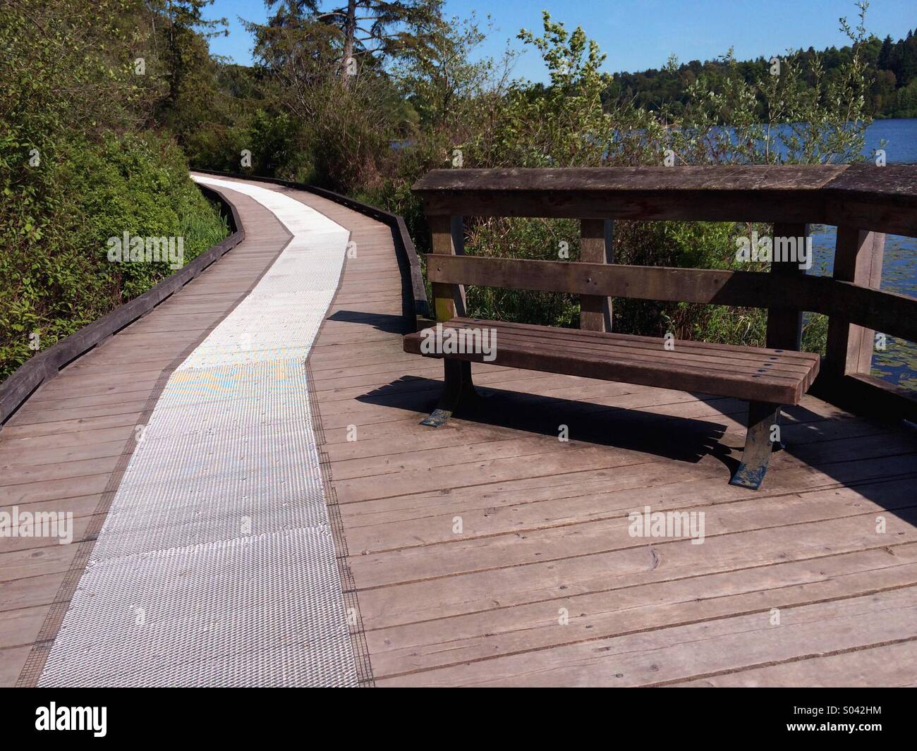 Beside a wood boardwalk hi-res stock photography and images - Alamy