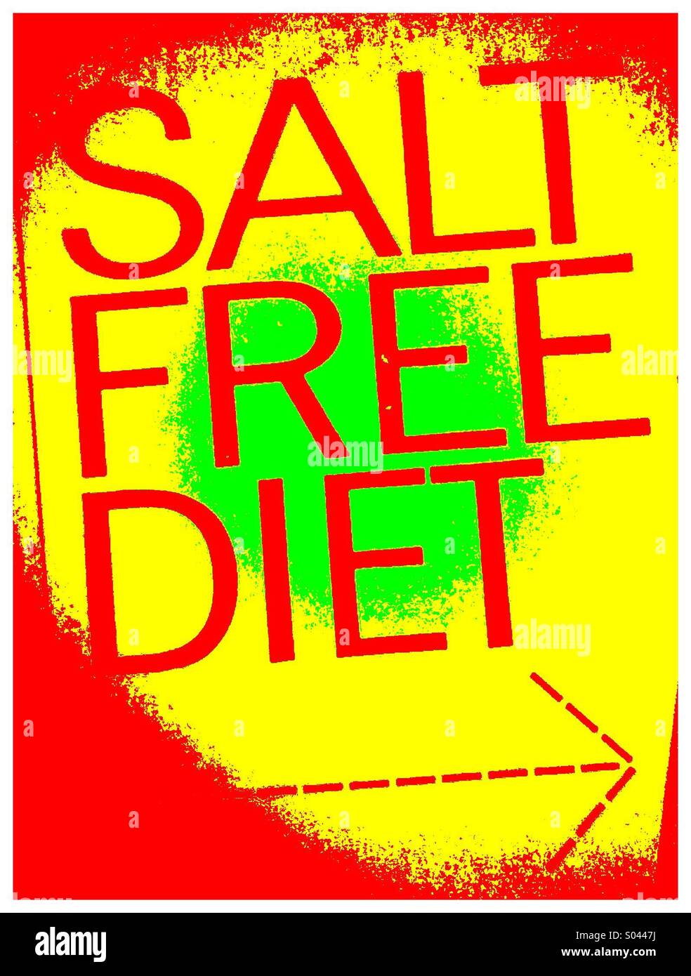 For salt free diet go this way Stock Photo - Alamy