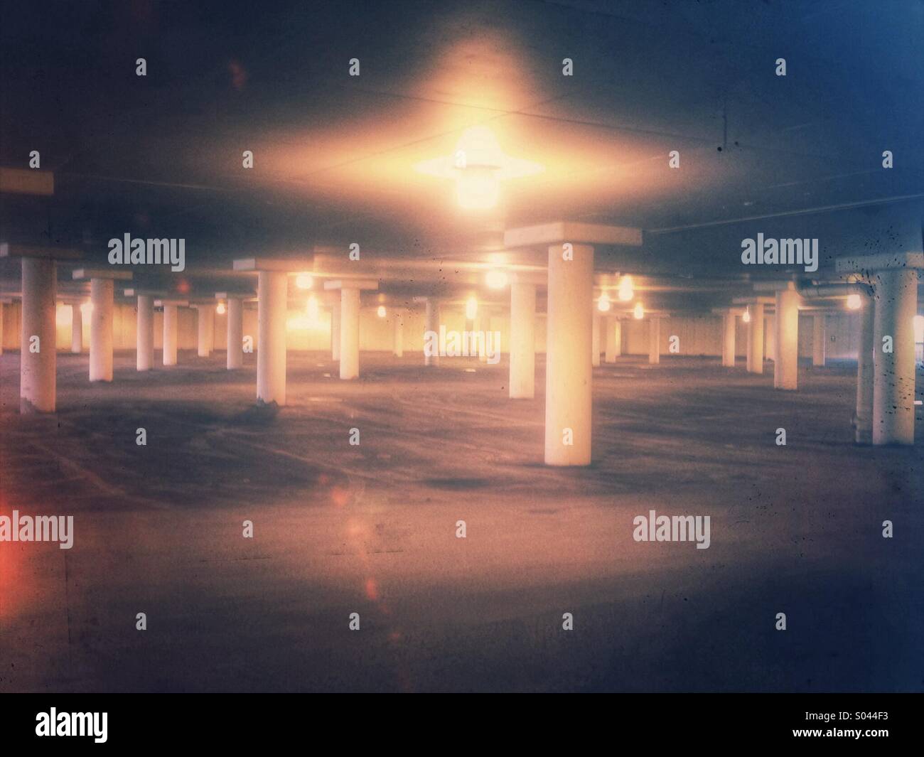 Empty underground parking lot hi-res stock photography and images - Alamy