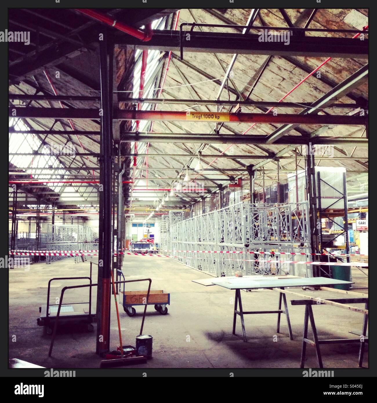 Factory and warehouse in East Berlin, Germany Stock Photo - Alamy