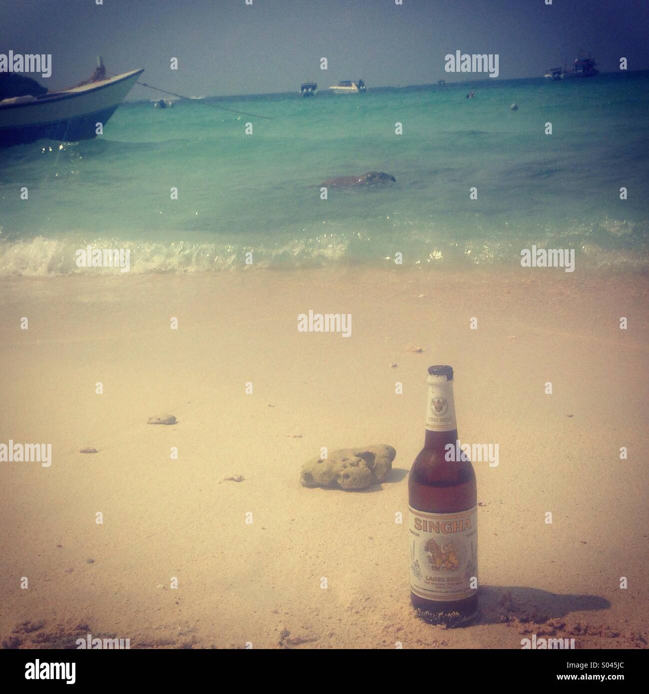 Beer beach sand hi-res stock photography and images - Alamy