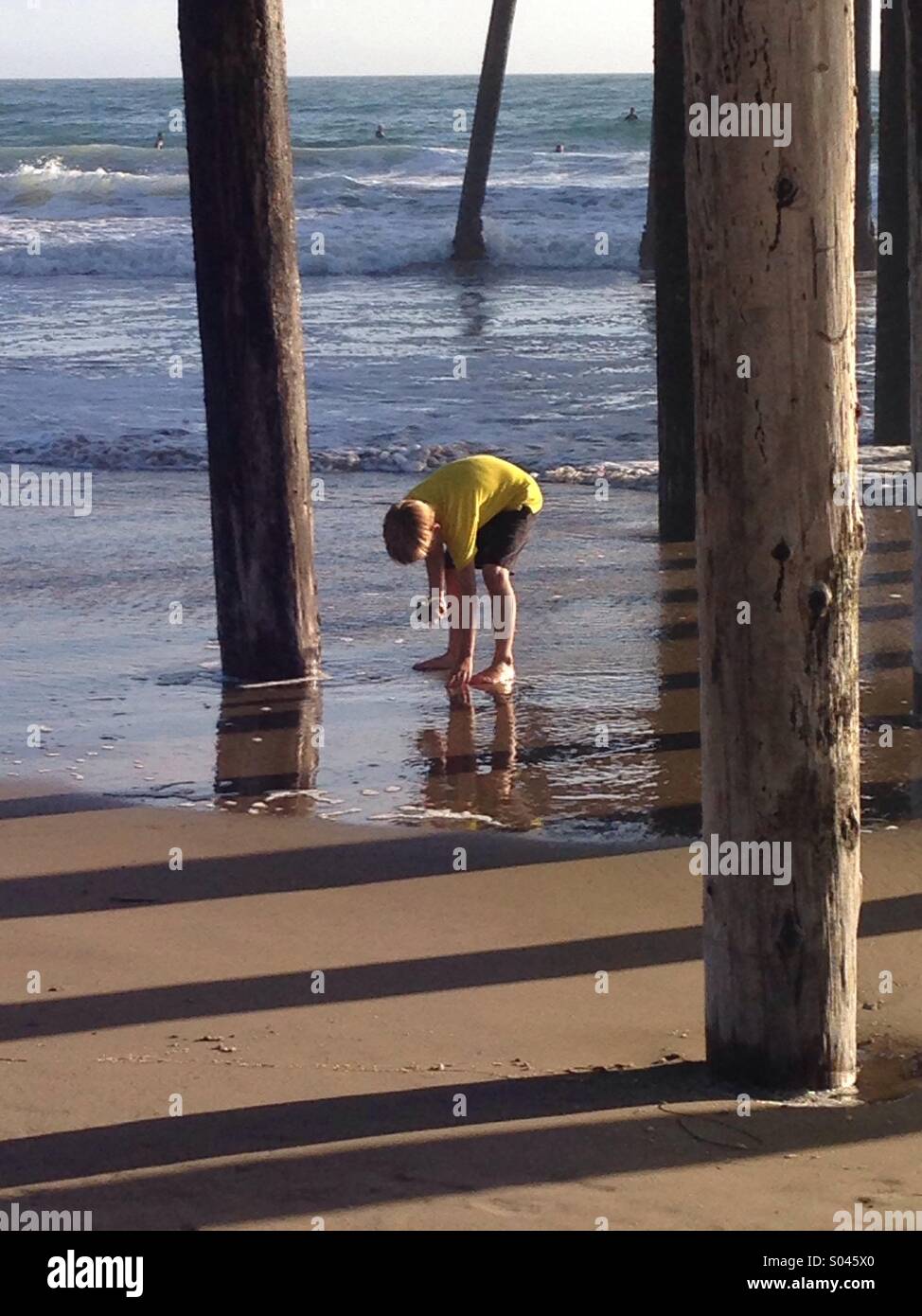 Seashells boy hi-res stock photography and images - Alamy