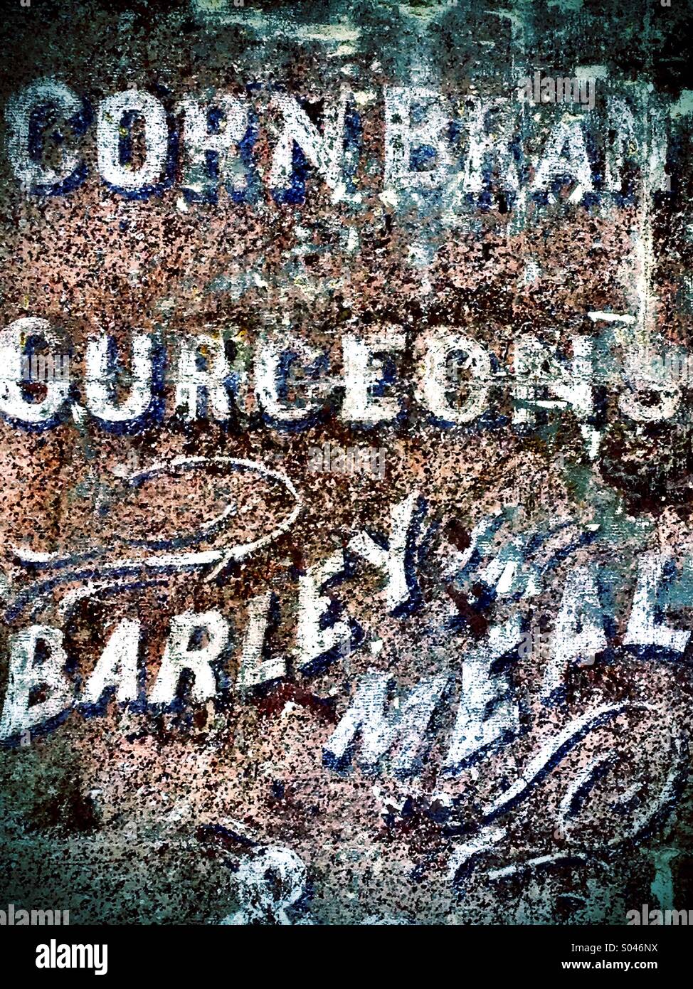 Old signage ghost sign Stock Photo - Alamy