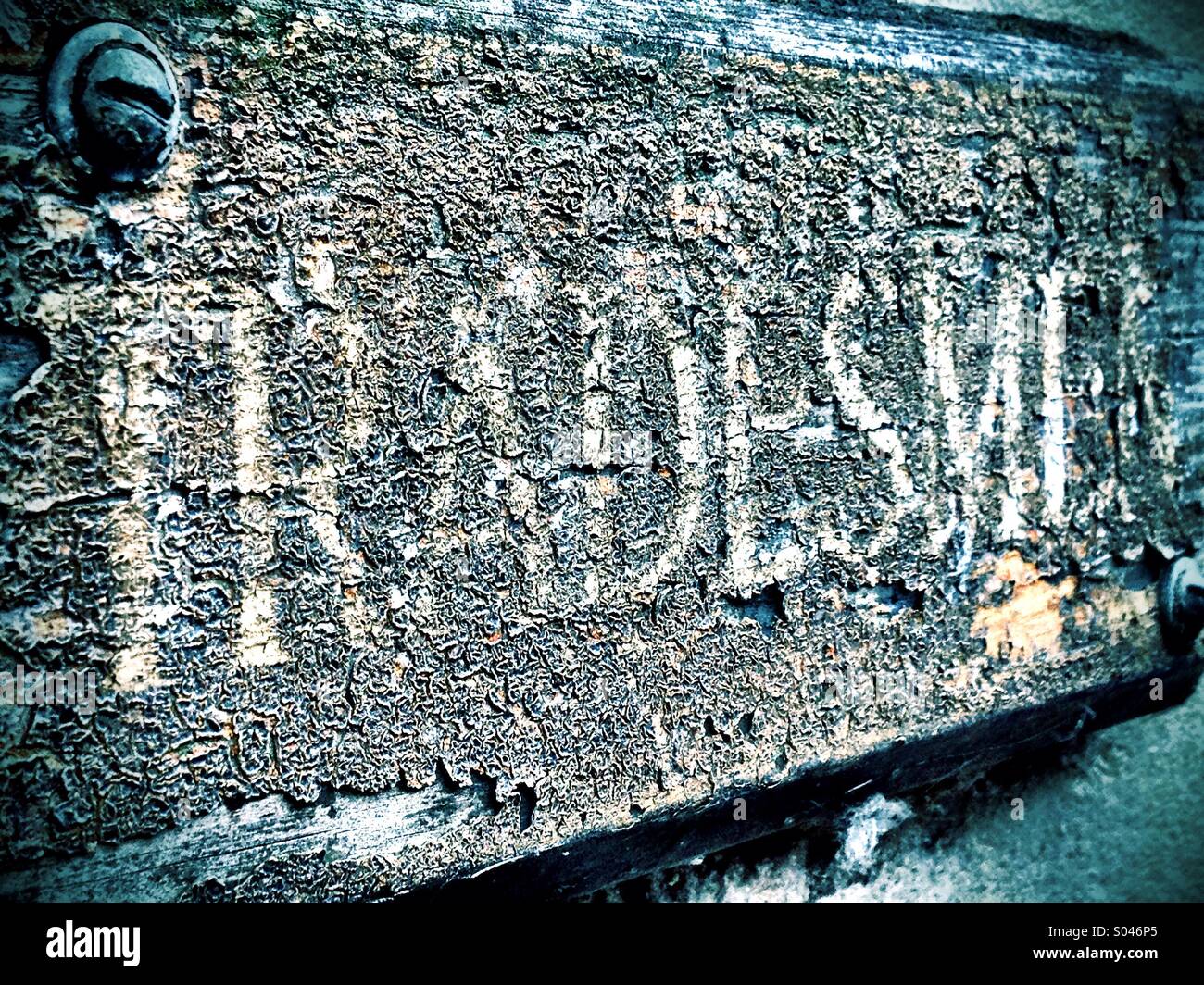 Old signage Tradesmen Stock Photo - Alamy