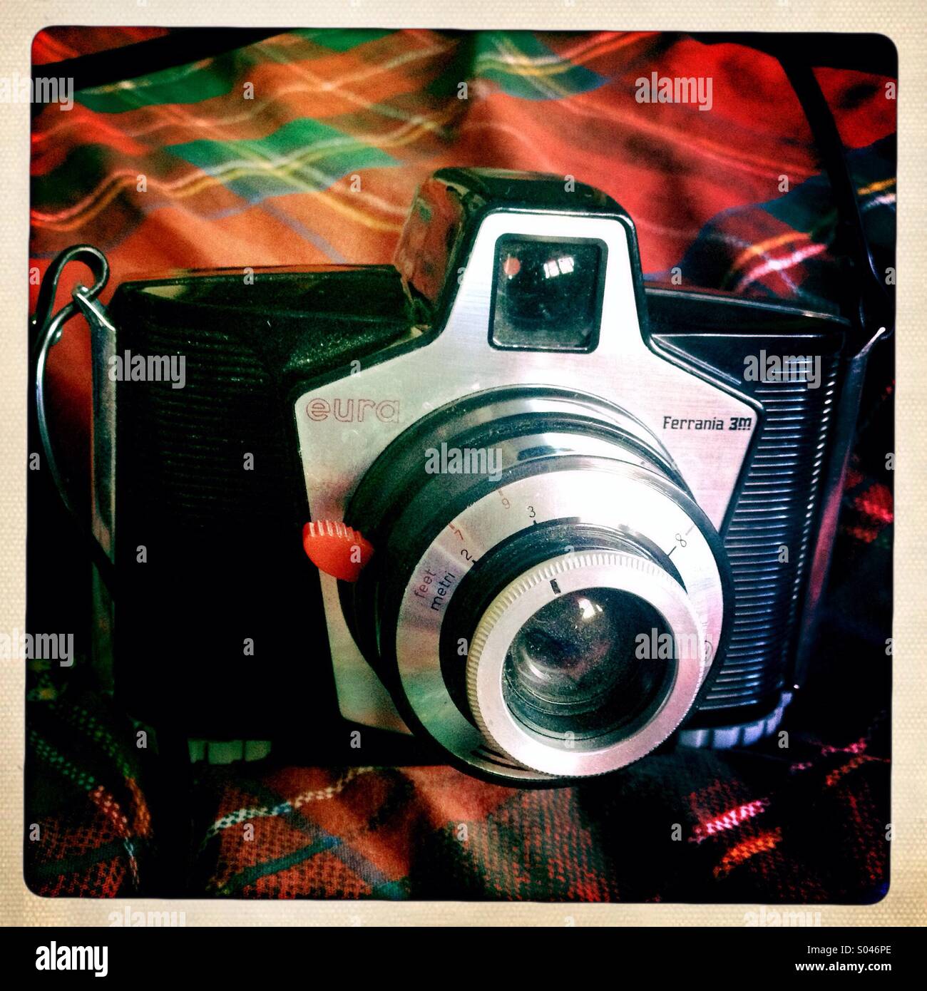 Vintage film camera Eura Ferrania Stock Photo - Alamy
