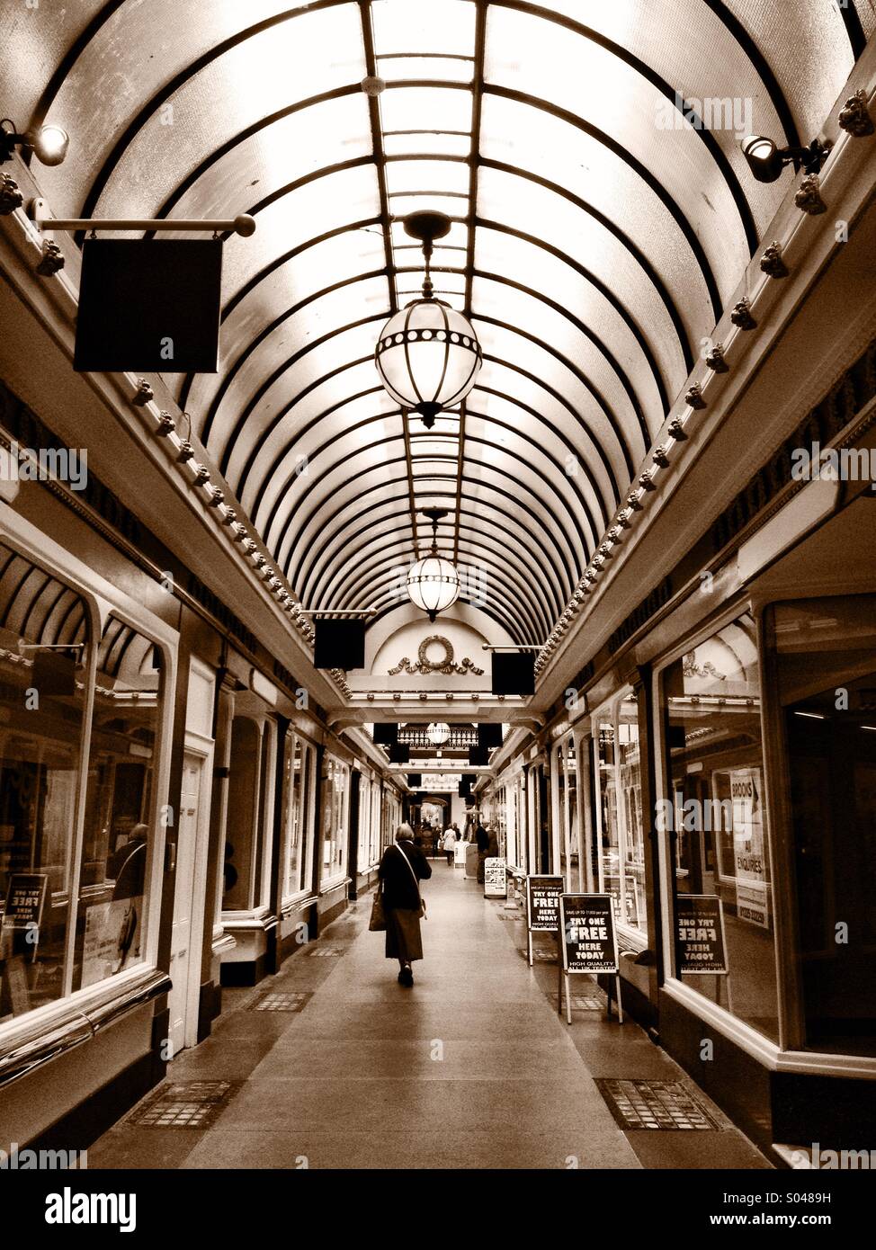 The Corridor arcade Bath Somerset Stock Photo - Alamy