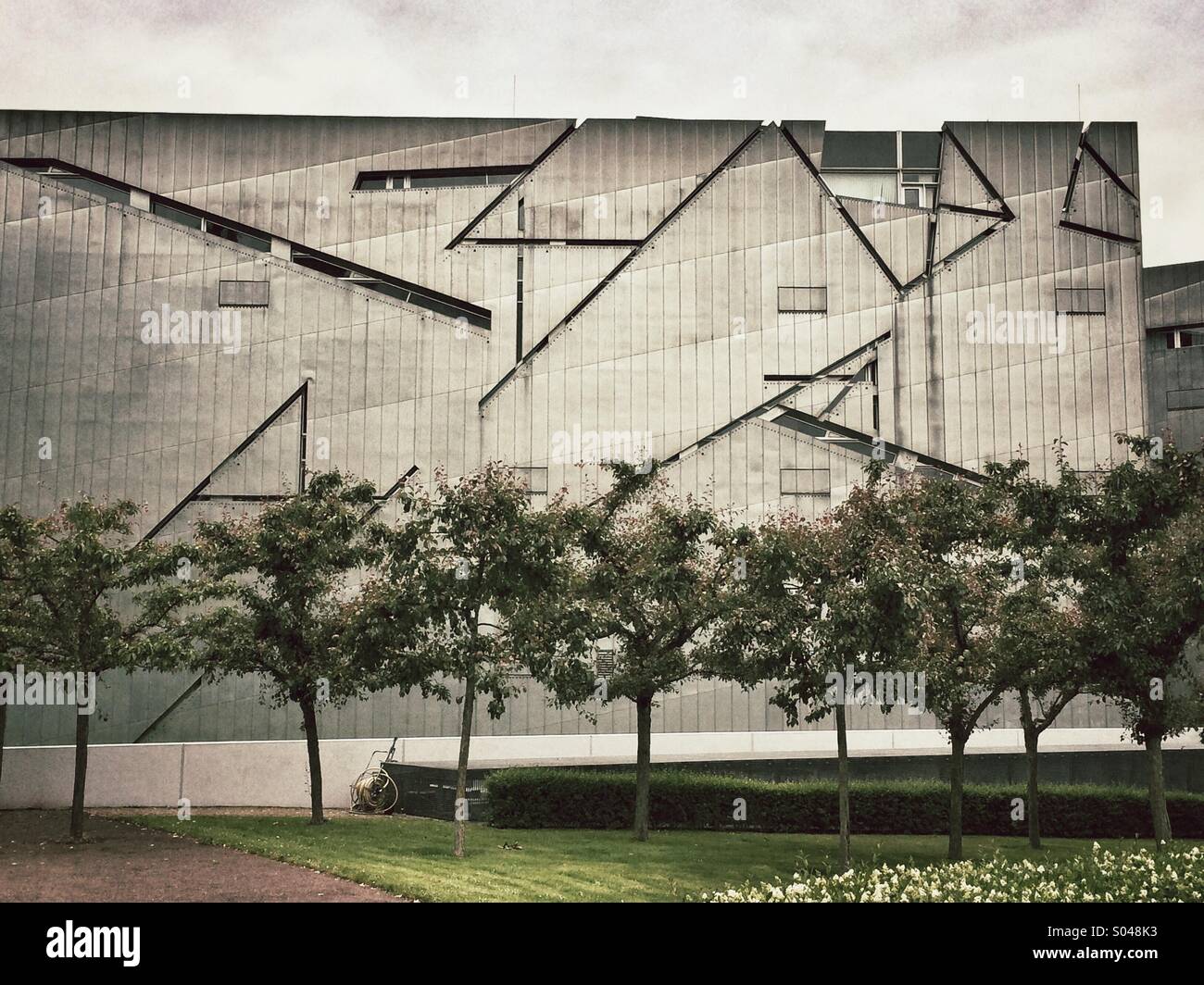 The Jewish Museum in Berlin, designed by architect Daniel Libeskind ...