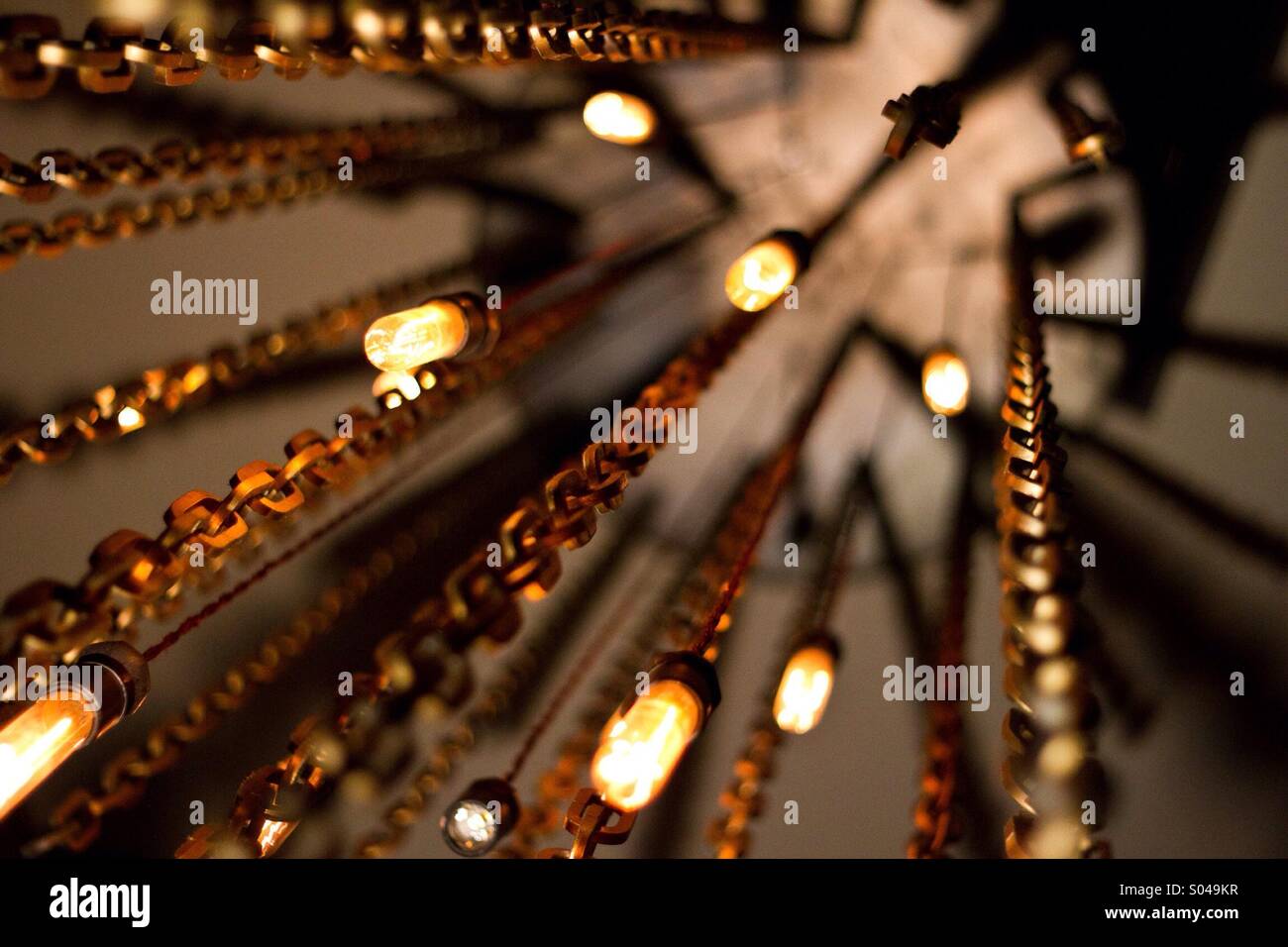 Light bulb chain hi-res stock photography and images - Alamy