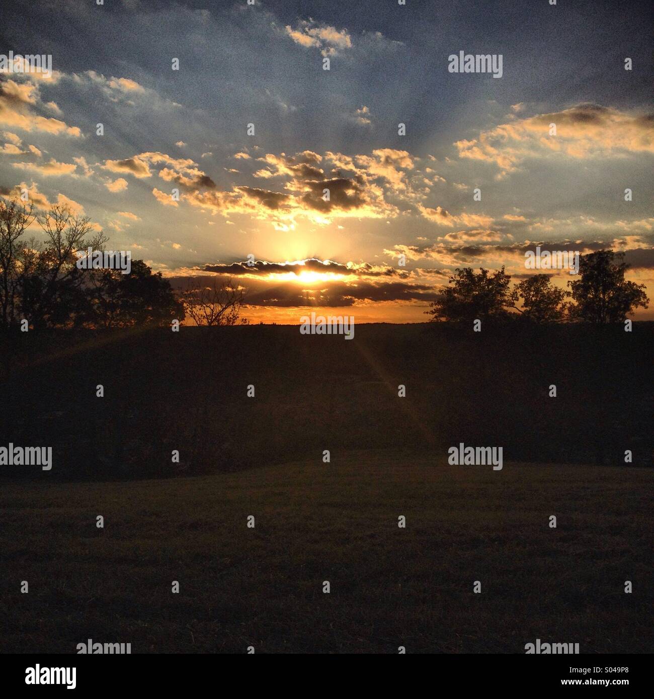 The Tennessee Sunset! Stock Photo - Alamy