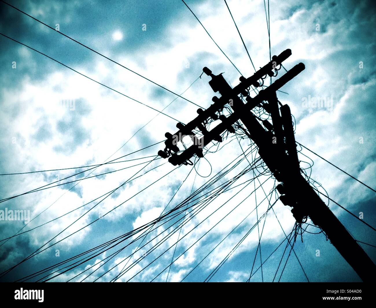 Tangled up in Blue Stock Photo - Alamy