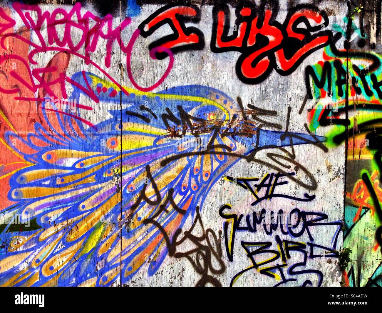 Graffiti graffitied wall art hi-res stock photography and images - Alamy
