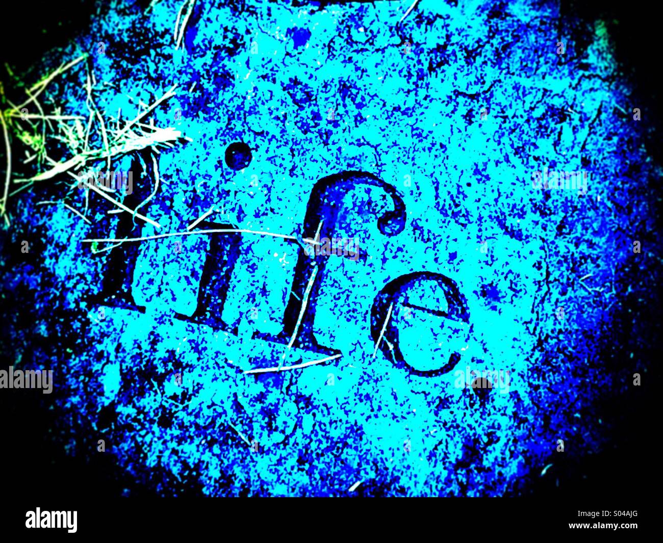 Written life on letters hi-res stock photography and images - Alamy