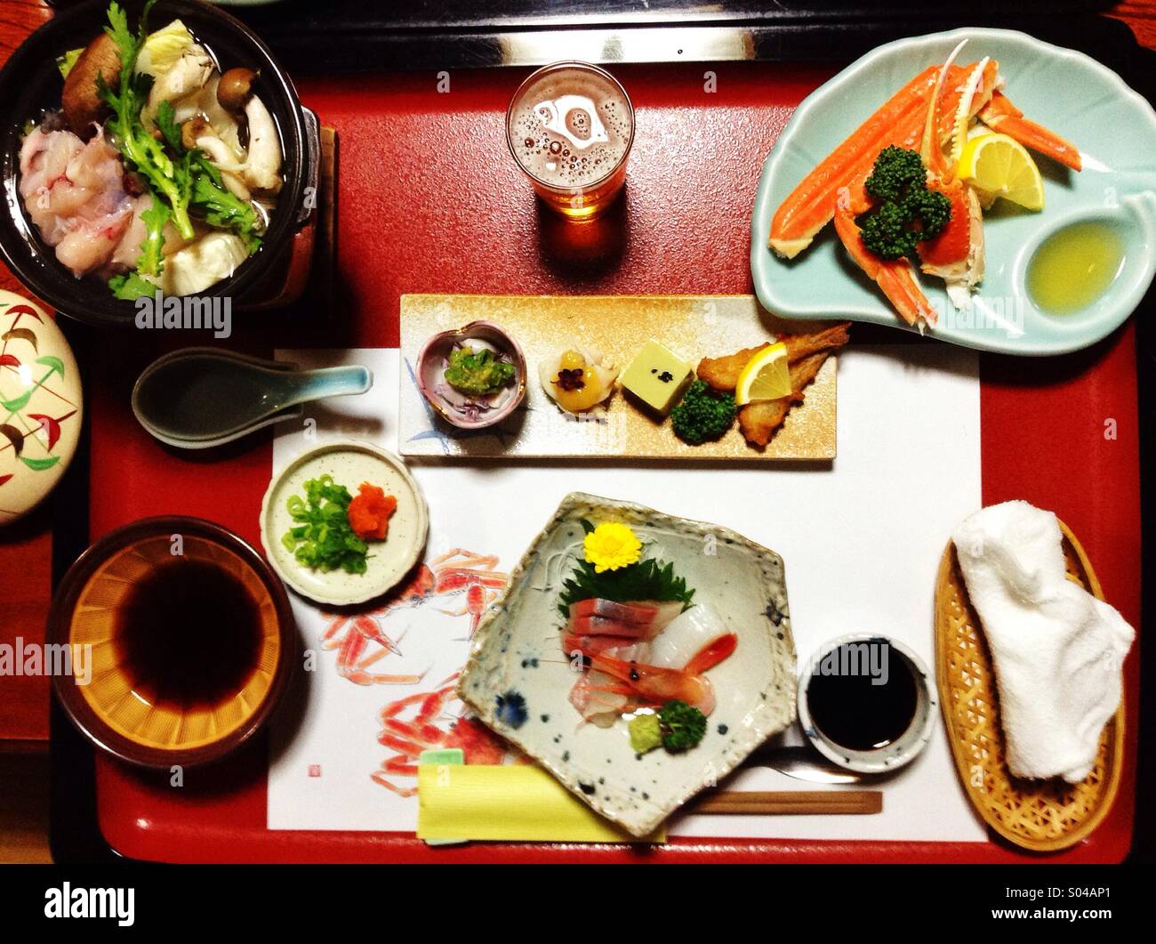 Dinner in Japan Stock Photo - Alamy