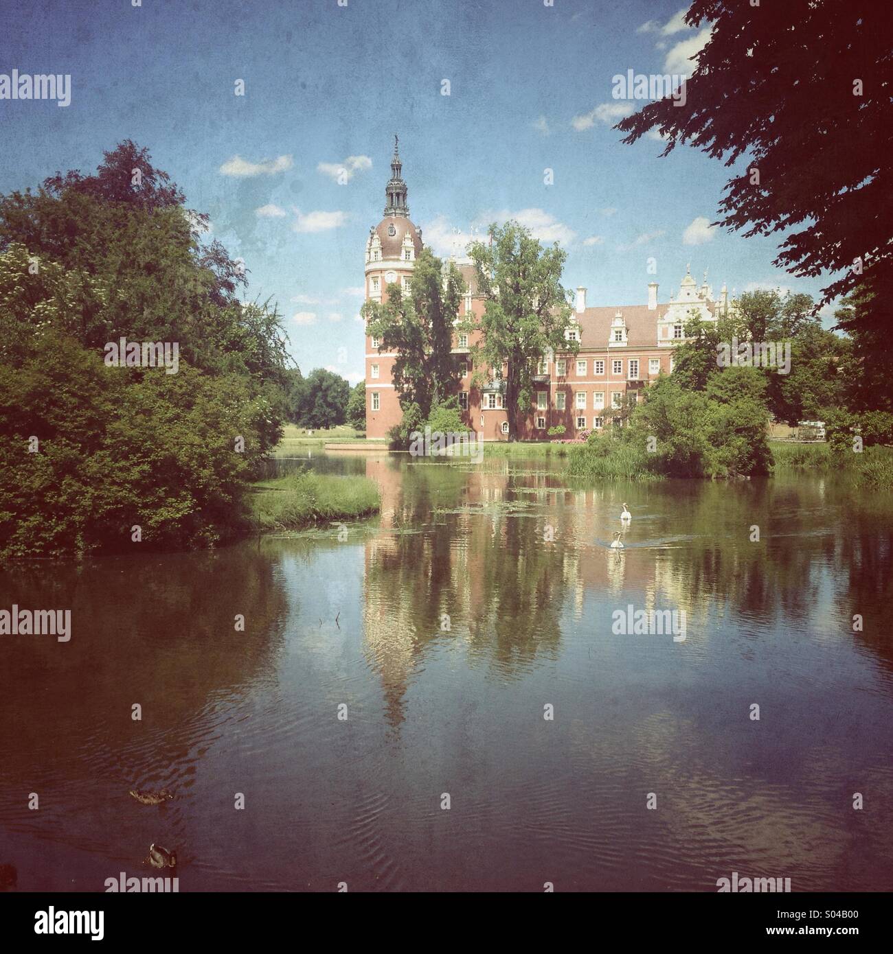 Bad Muskau Palace, Saxony, Germany Stock Photo - Alamy