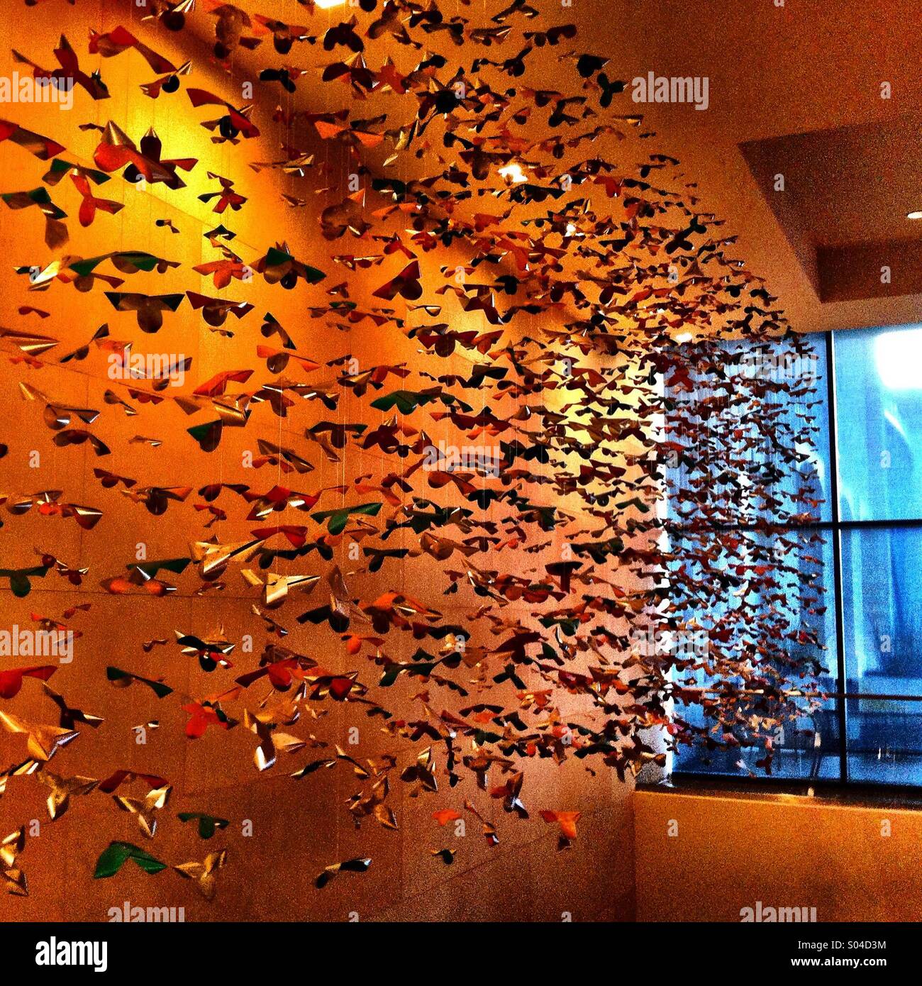 Flock of paper birds hi-res stock photography and images - Alamy