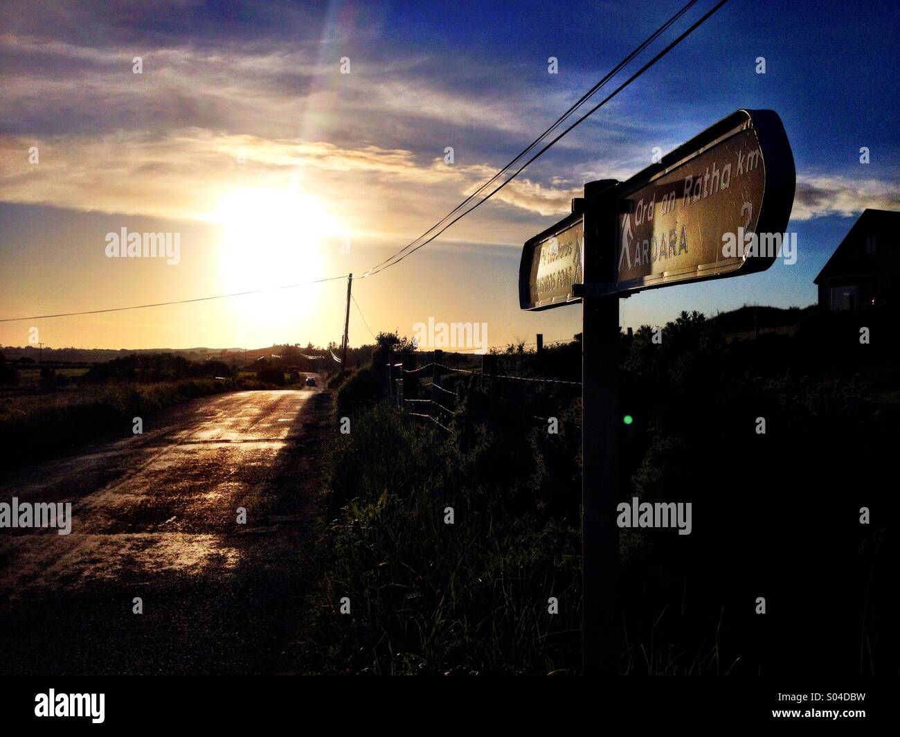 Into the Sunset Stock Photo - Alamy