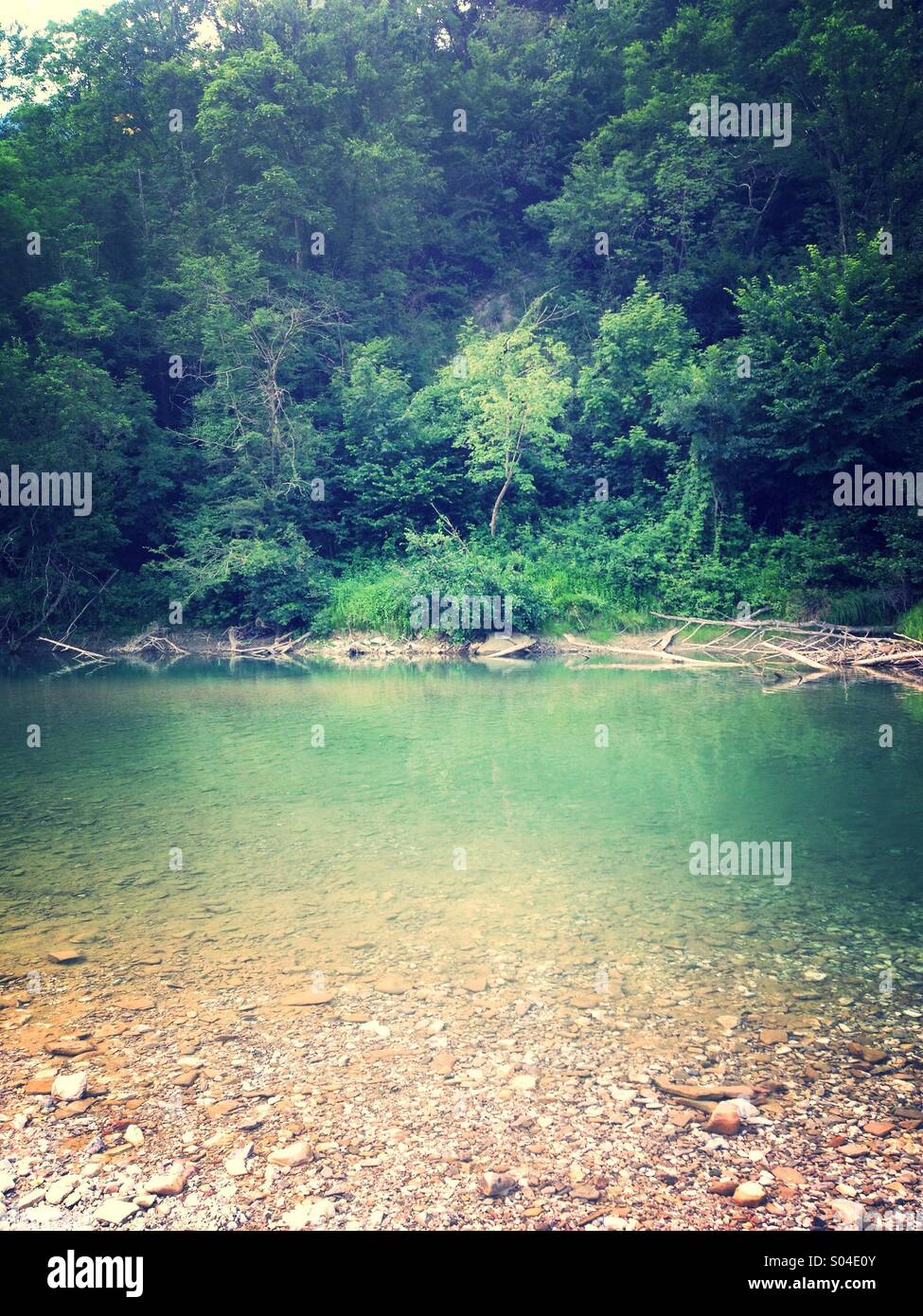 Natural lake in Italy Stock Photo - Alamy