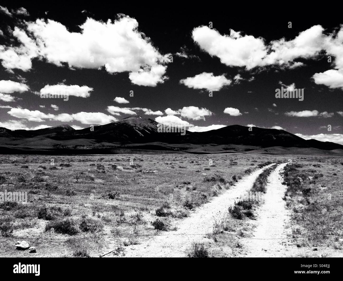 Eastern Nevada b/w Stock Photo - Alamy