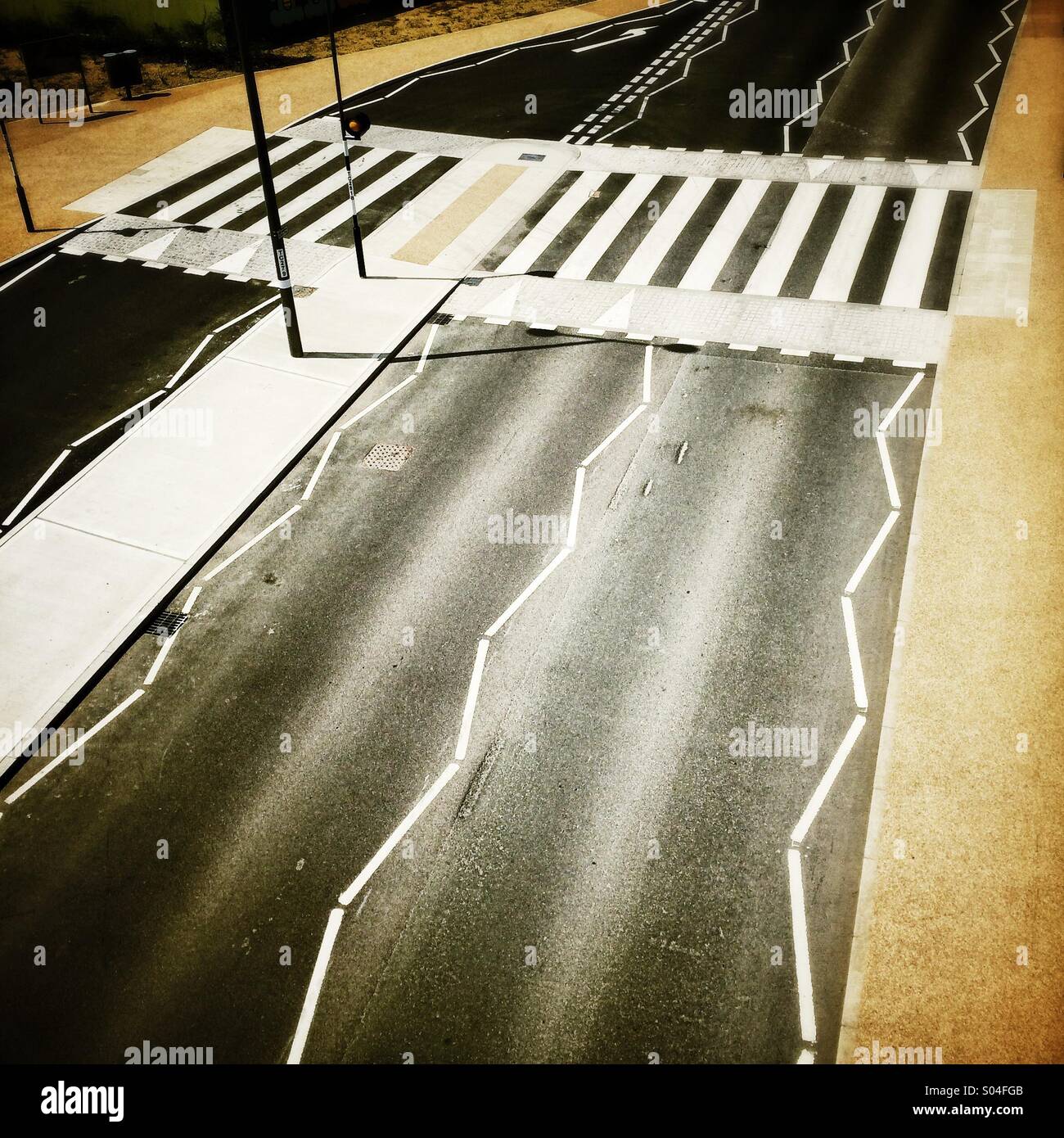 Pedestrian zebra crossing Stock Photo - Alamy