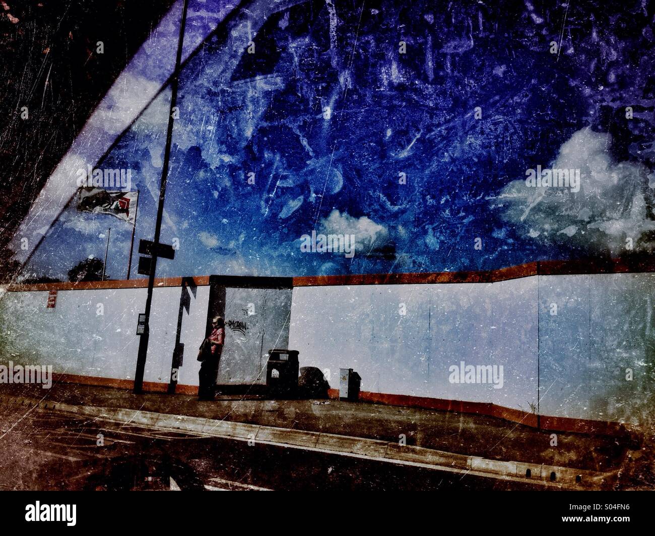 Bus stop colours hi-res stock photography and images - Alamy