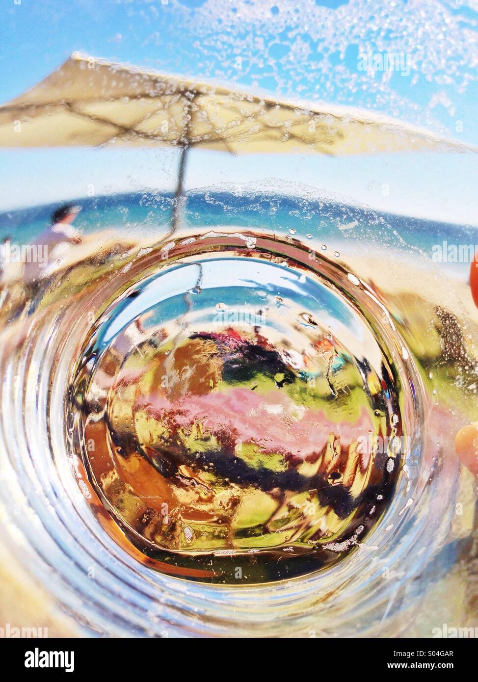 Beer glass bottom hi-res stock photography and images - Alamy