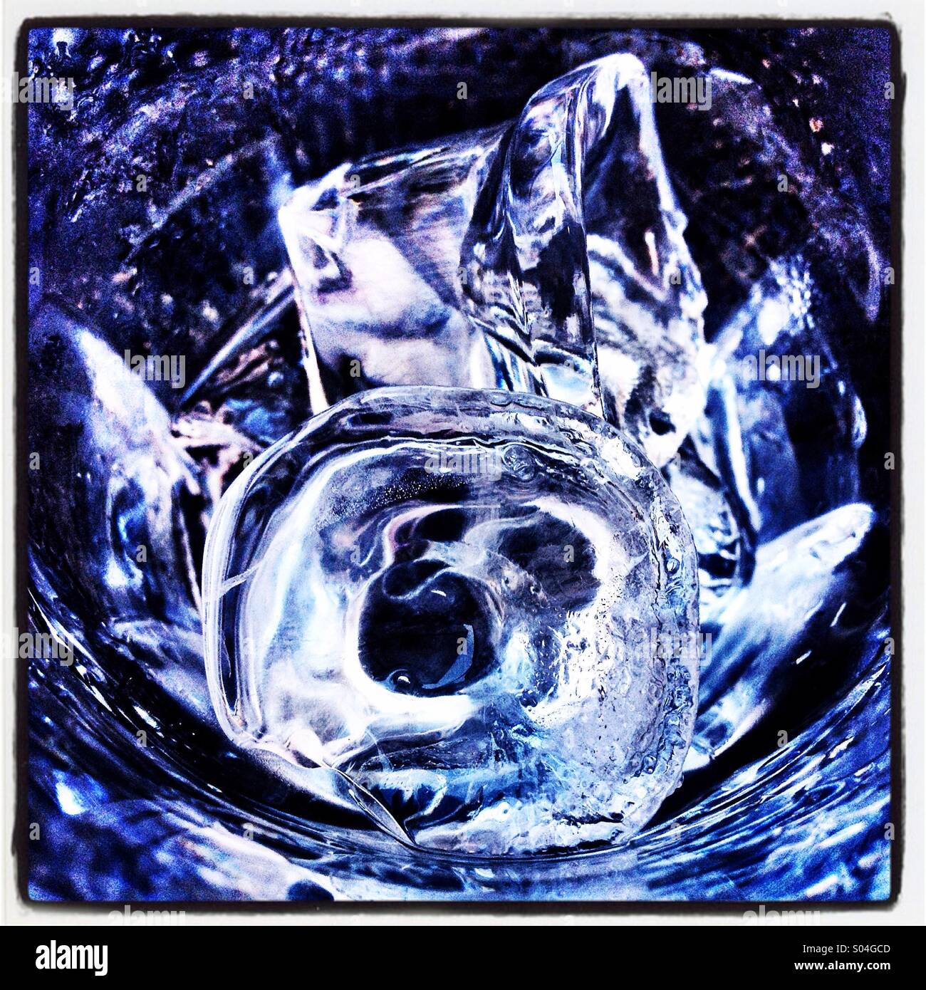 Ice in a jar Stock Photo - Alamy
