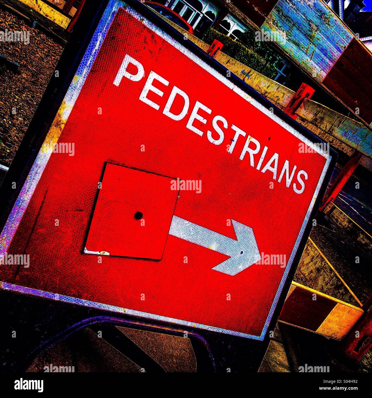 Pedestrian direction hi-res stock photography and images - Alamy