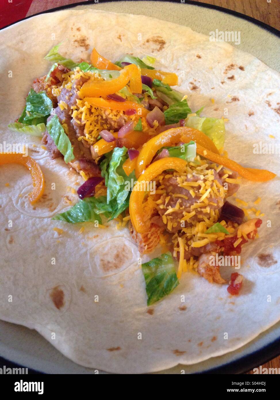 Healthy taco hi-res stock photography and images - Alamy