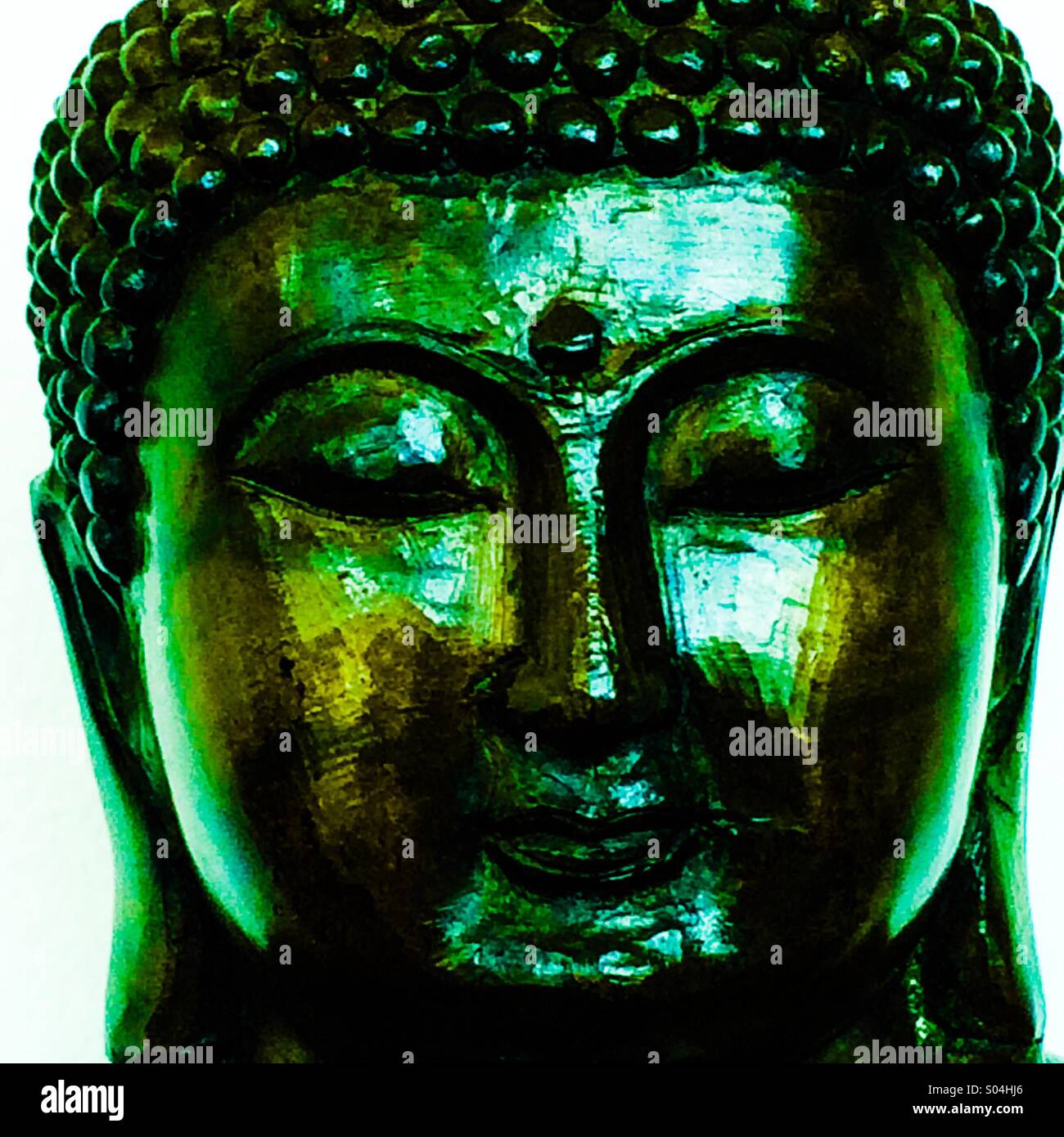 Face of Buddha Stock Photo - Alamy