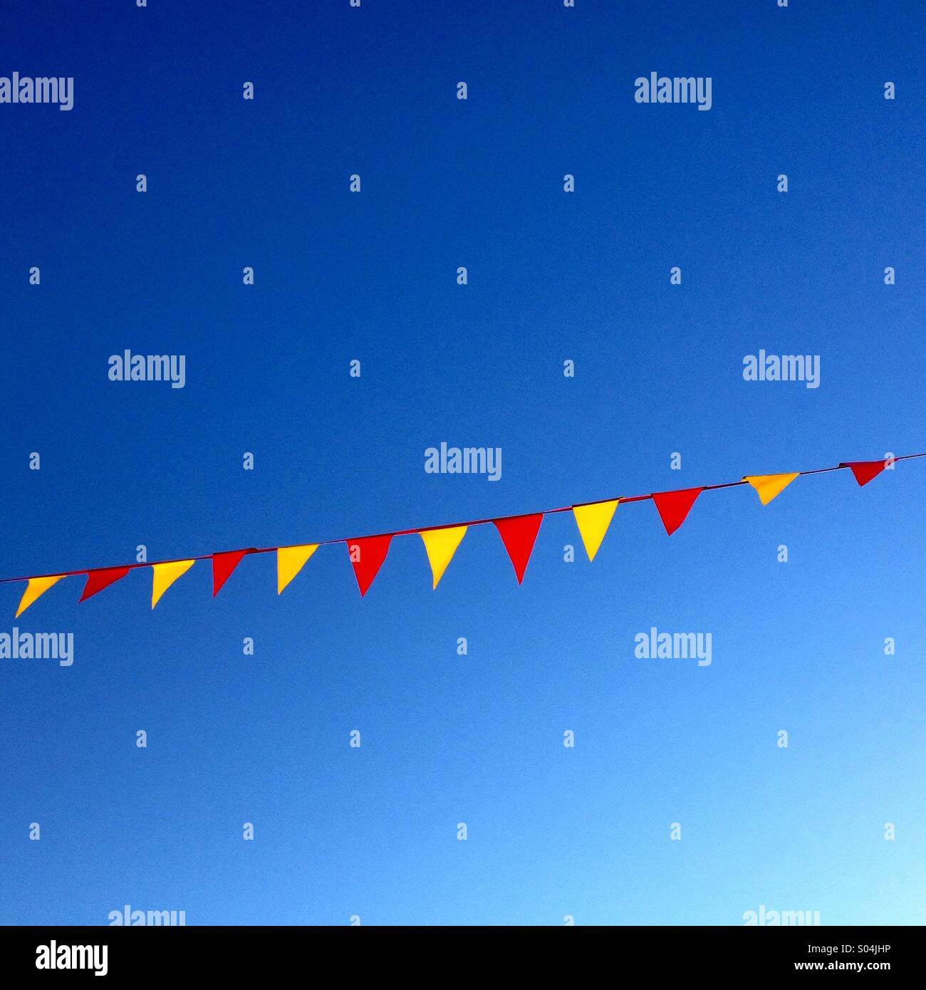 Blue yellow flags hi-res stock photography and images - Alamy