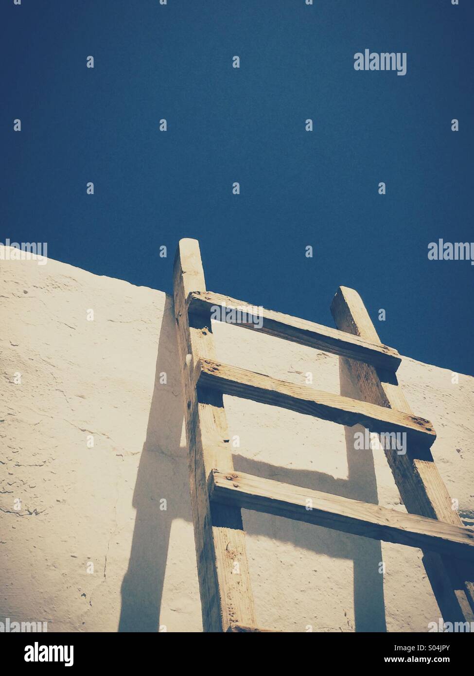 Reaching upwards the blue sky Stock Photo - Alamy