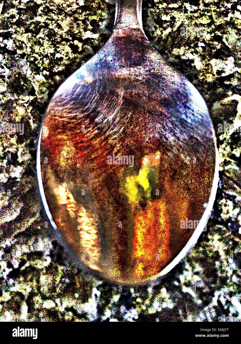 Spoon texture hi-res stock photography and images - Alamy