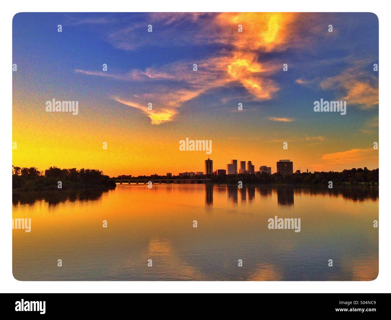 Skyline by the arkansas river hi-res stock photography and images - Alamy