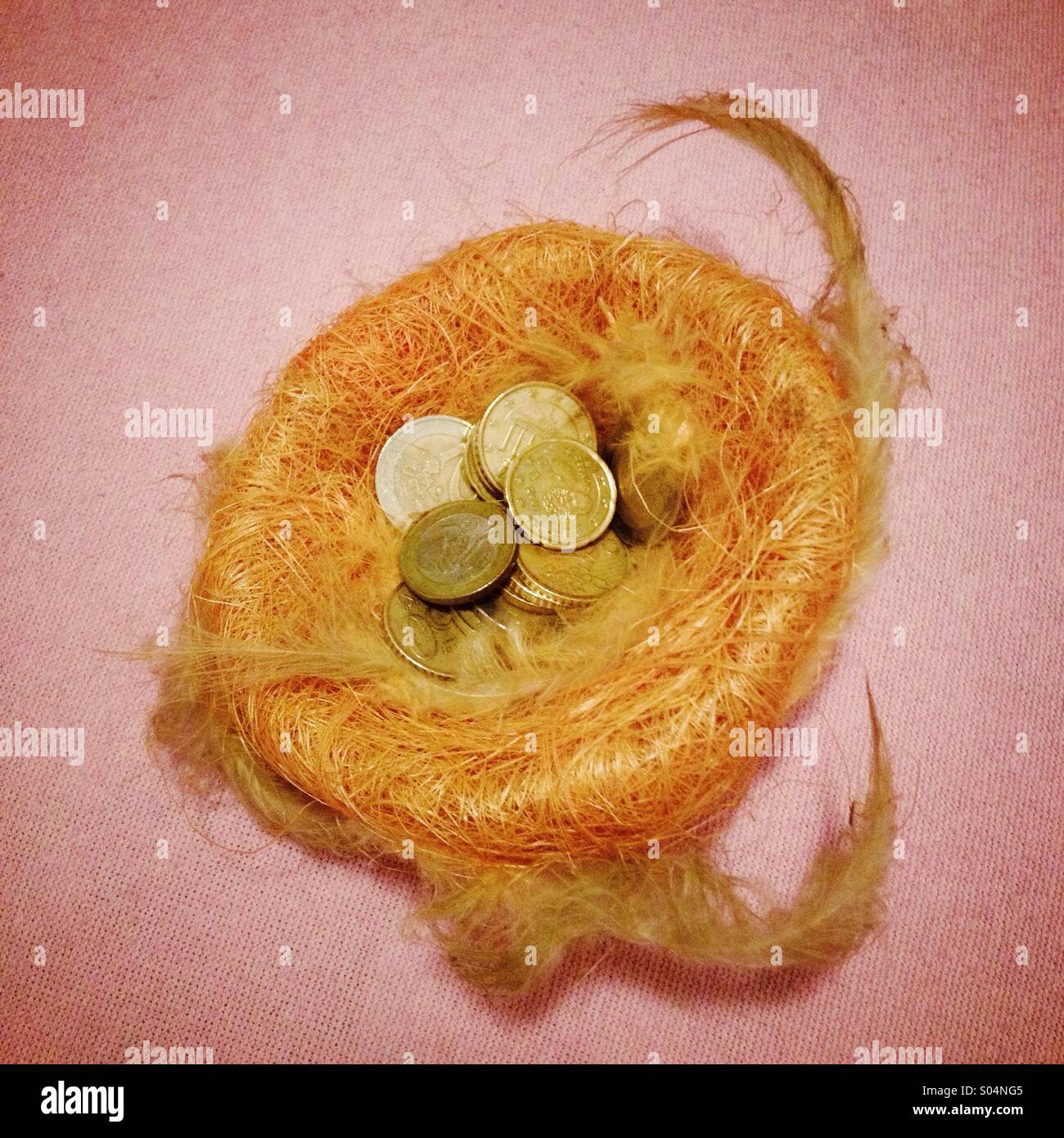 Nest Egg Coins High Resolution Stock Photography and Images - Alamy