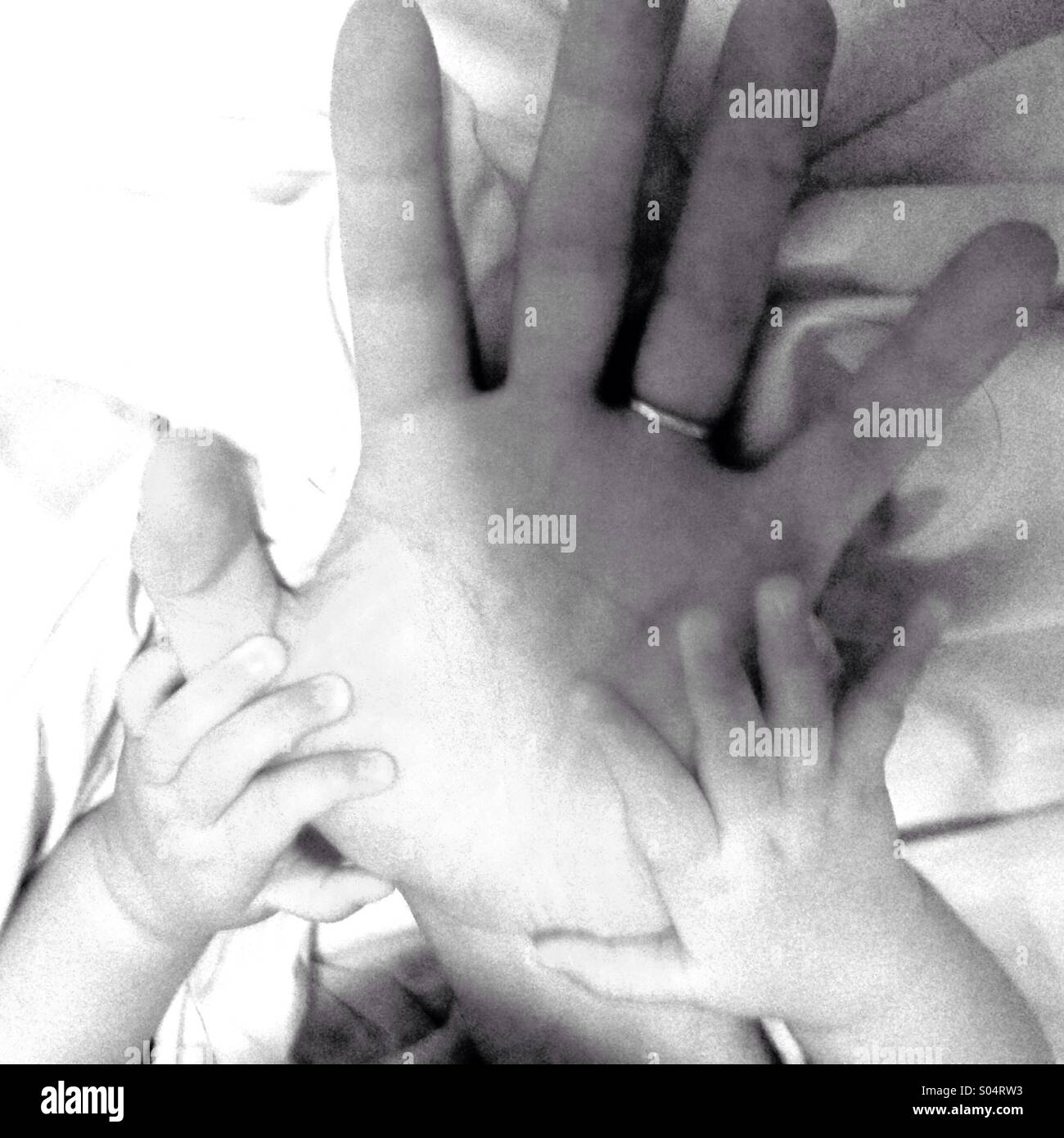 Baby father hand hi-res stock photography and images - Alamy