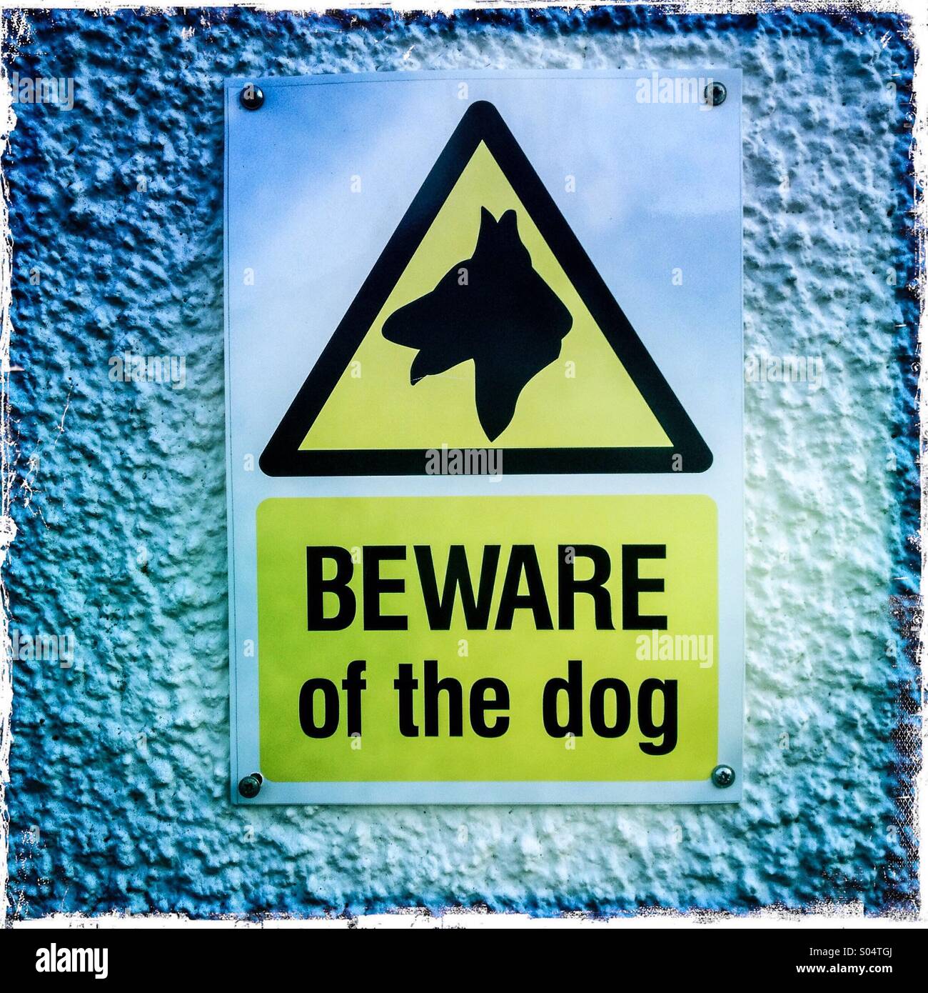 Beware Of The Dog Sign High Resolution Stock Photography and Images - Alamy