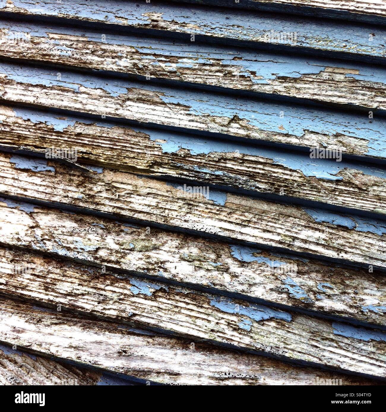 Rustic wood and peeled blue paint repetitive pattern texture Stock ...