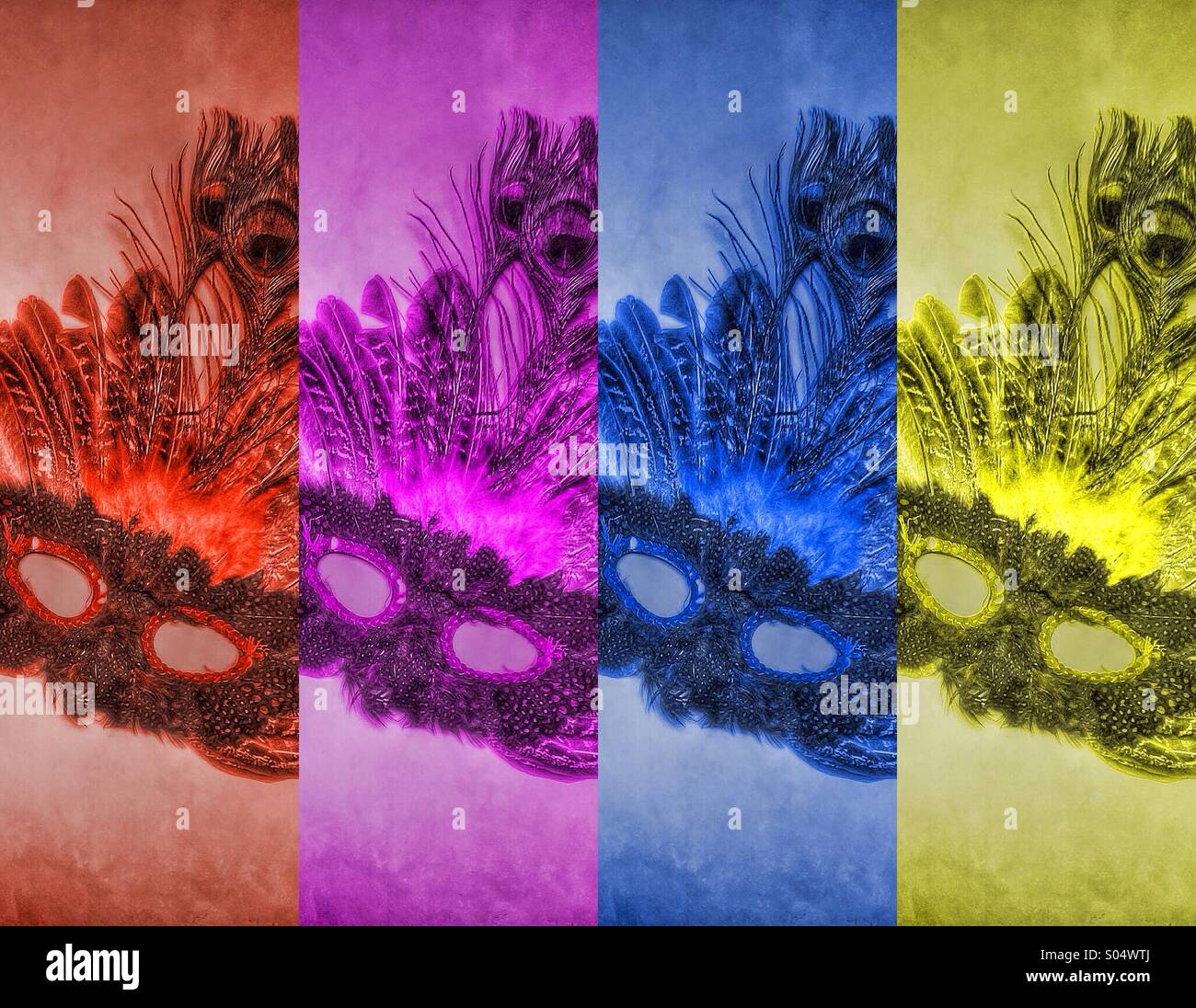 Mardi Gras Pop Art Stock Photo - Alamy