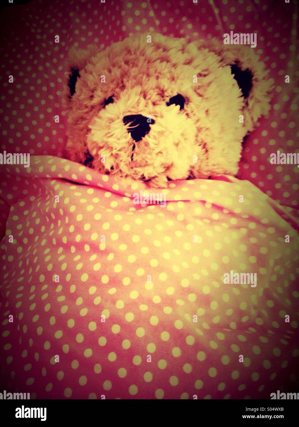 Tucked up in bed hi-res stock photography and images - Alamy