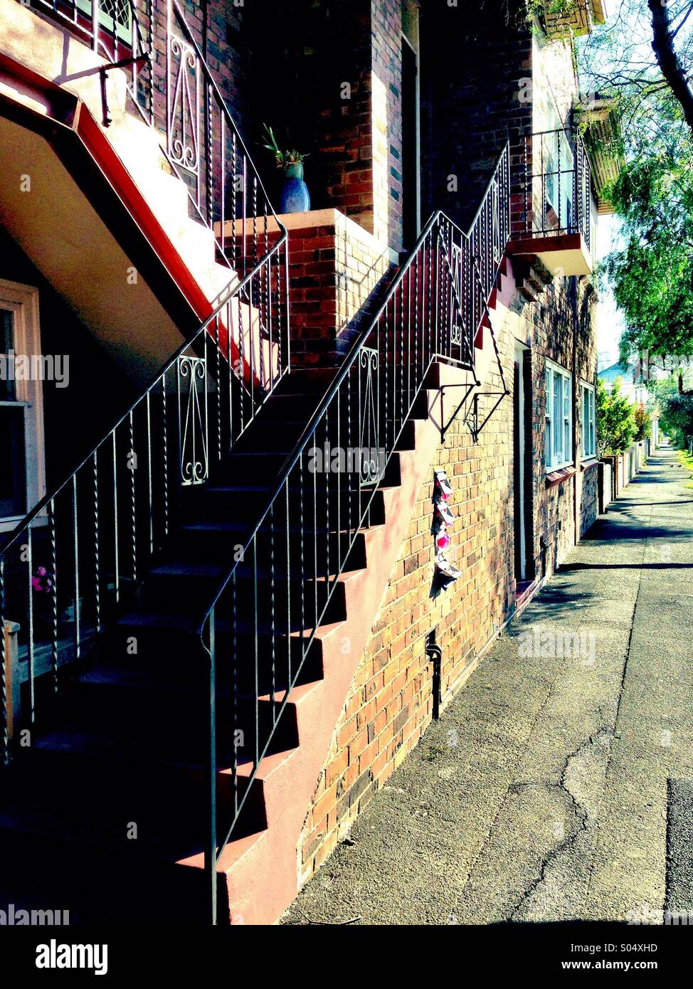 Apartments stairs hi-res stock photography and images - Alamy