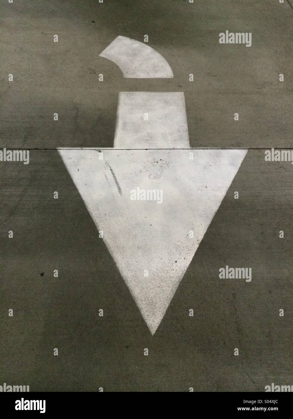 Down arrow hi-res stock photography and images - Alamy