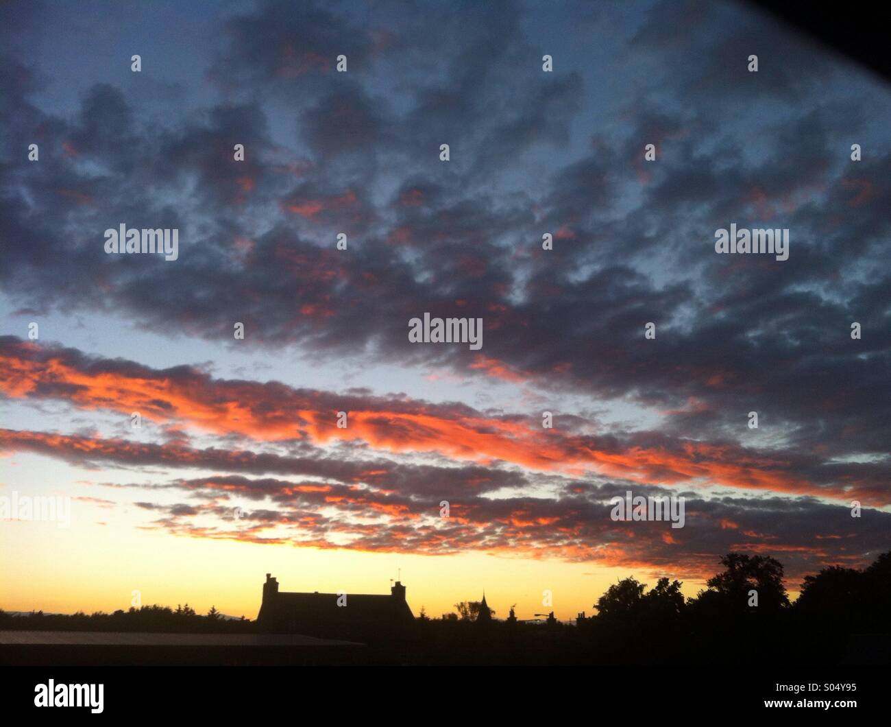 Summer Evening Sky Stock Photo - Alamy