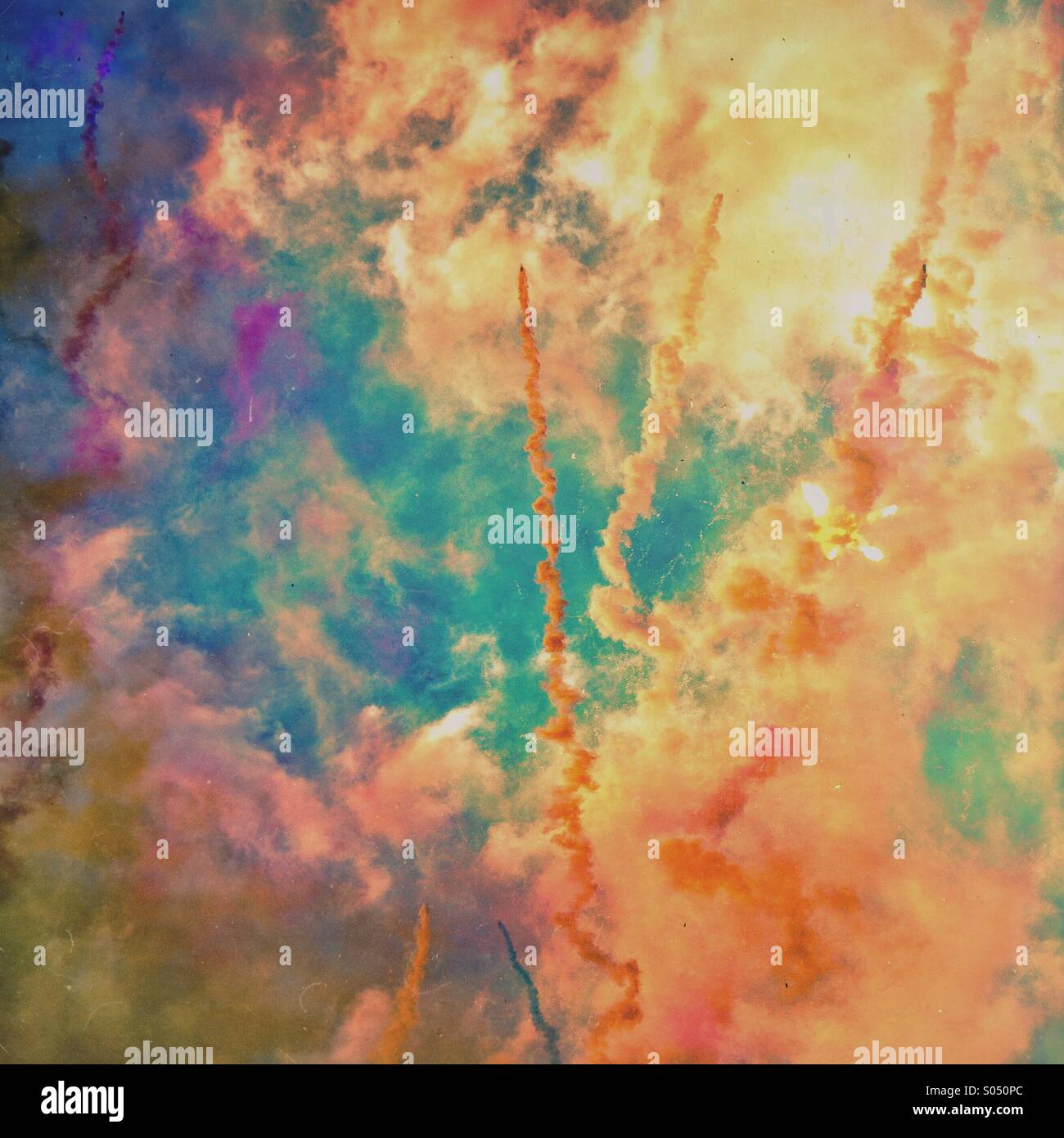 Daytime Fireworks Fireworks High Resolution Stock Photography and ...