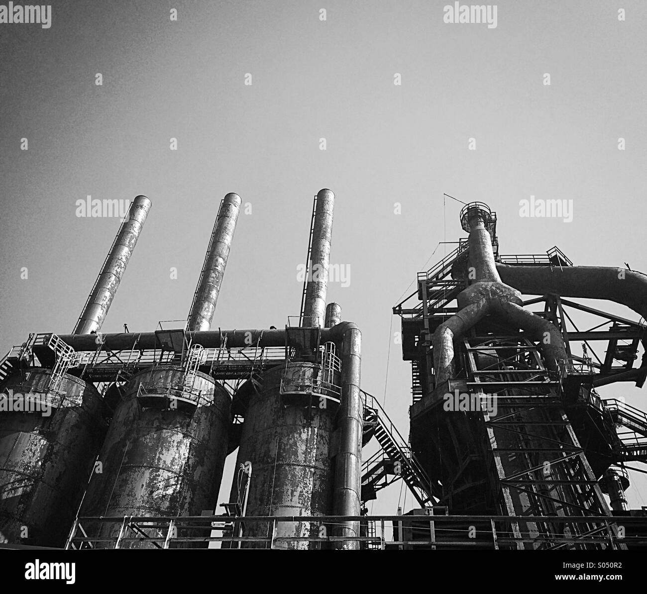 Old steel plant Stock Photo - Alamy