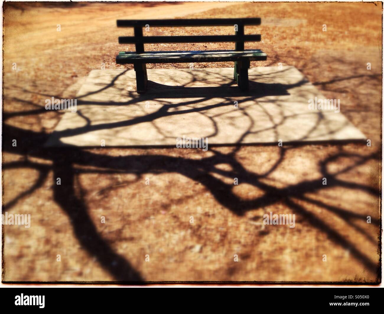 Spooky bench hi-res stock photography and images - Alamy